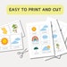 16 Weather Cards, Montessori Flashcards, Pre-school Cards, Learning ...