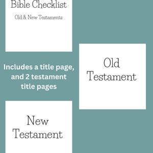 Bible Checklist Printable, All 66 Books - Etsy