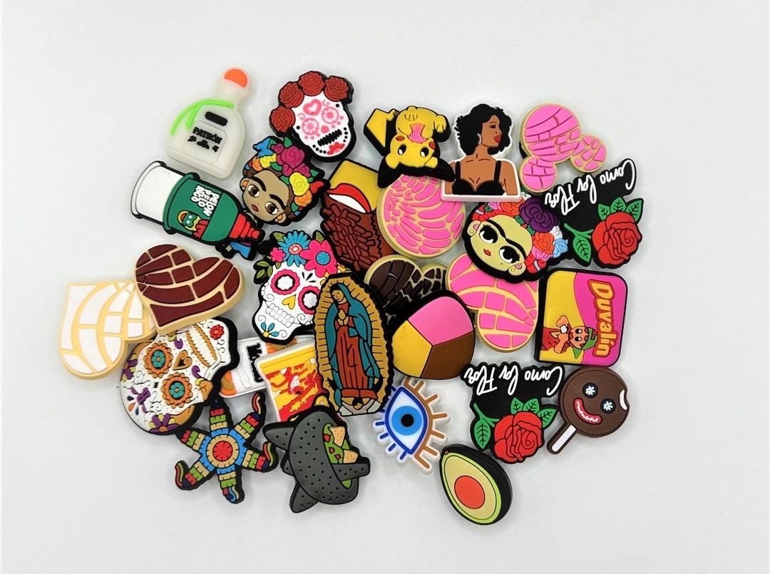 Mexican Shoe Charms Mexican Candy Shoe Charms Concha Shoe Charms Skull ...