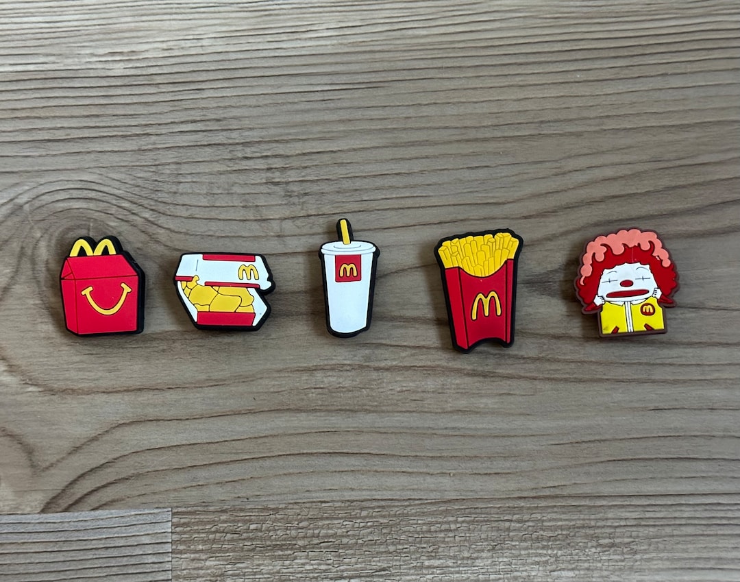 Mcdonalds Croc Charms Fast Food Croc Charms Funny Croc - Etsy