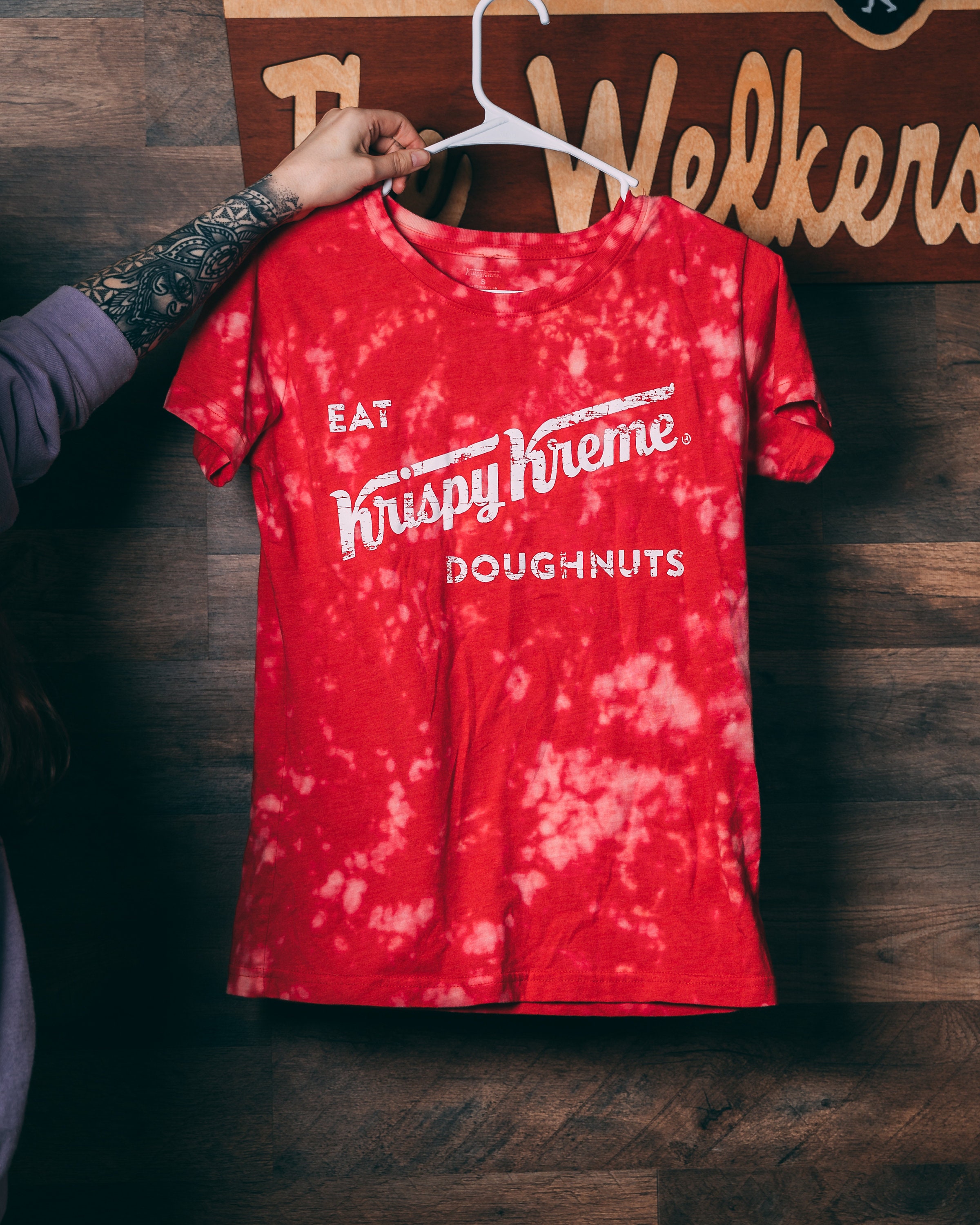 Krispy Kreme Bleached Shirt Mens Size Small Handmade Tie - Etsy