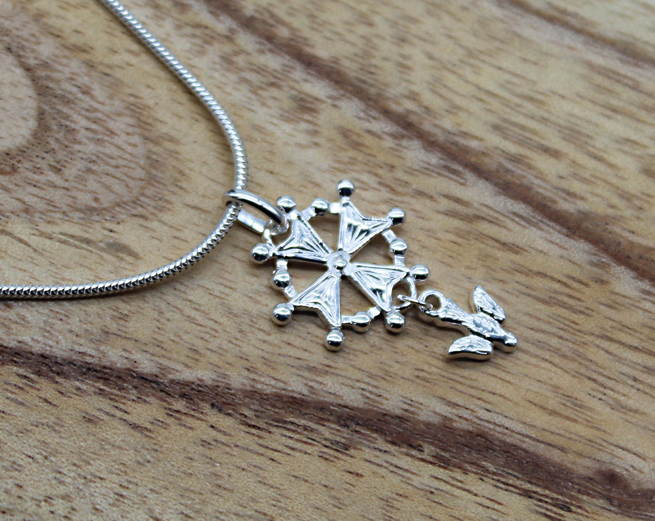 Pendentif Croix Protestante Argent, Chaîne Serpent, Collier Croix ...