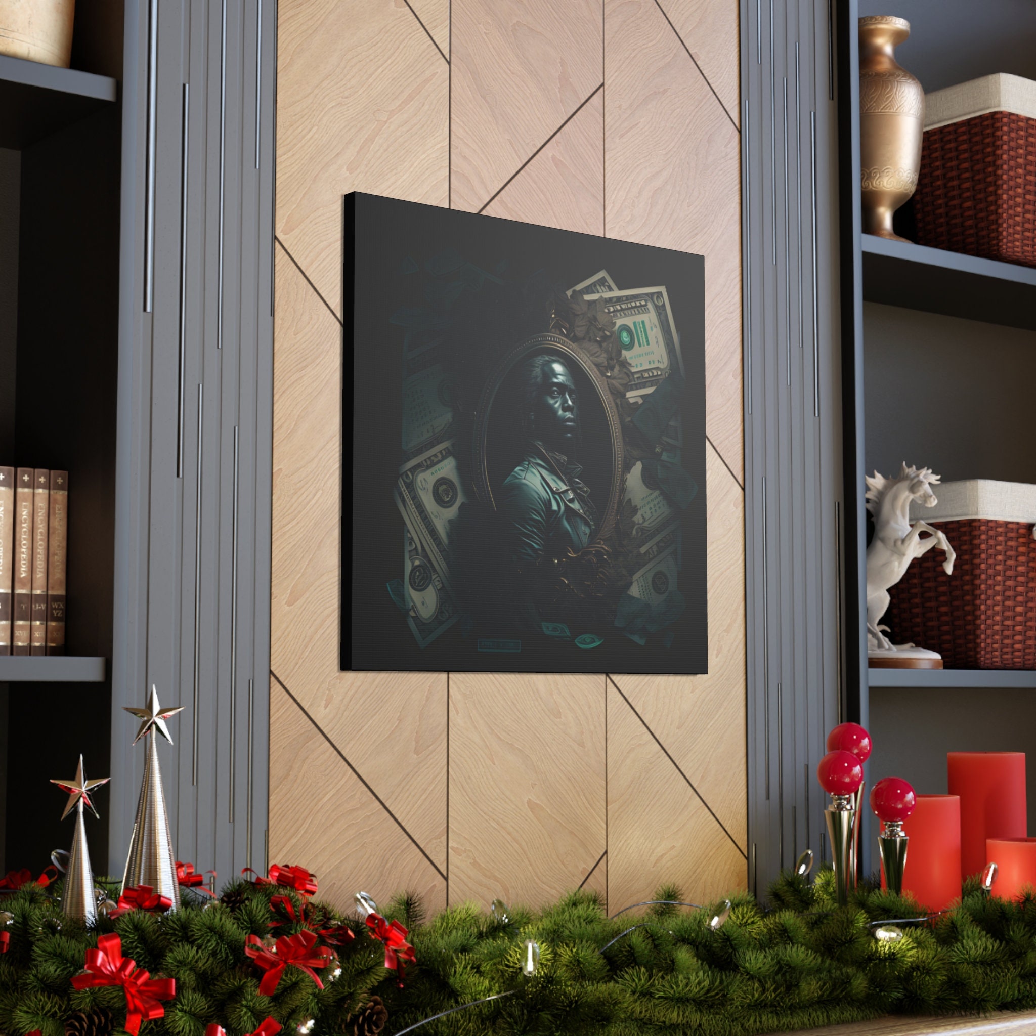 The Art of Money Canvas Gallery - Etsy