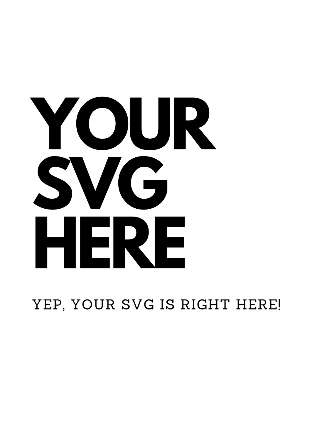 Your Svg Here Image - Etsy