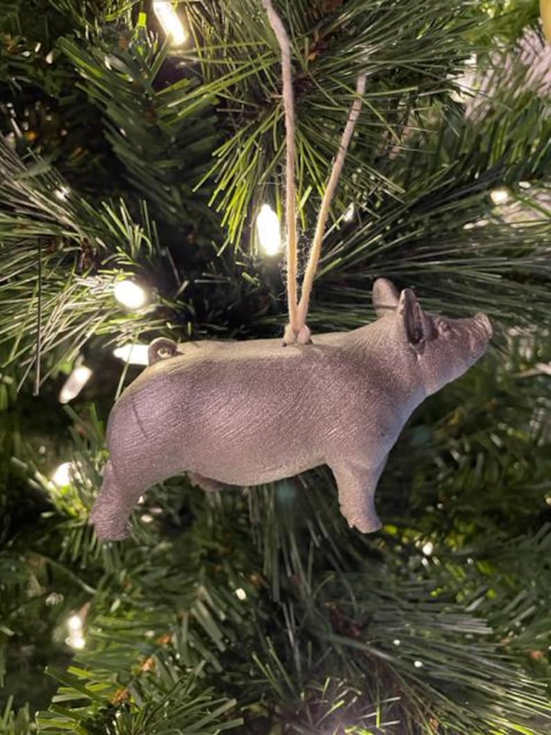 Show Barrow Christmas Ornaments, Set of 4 - Etsy