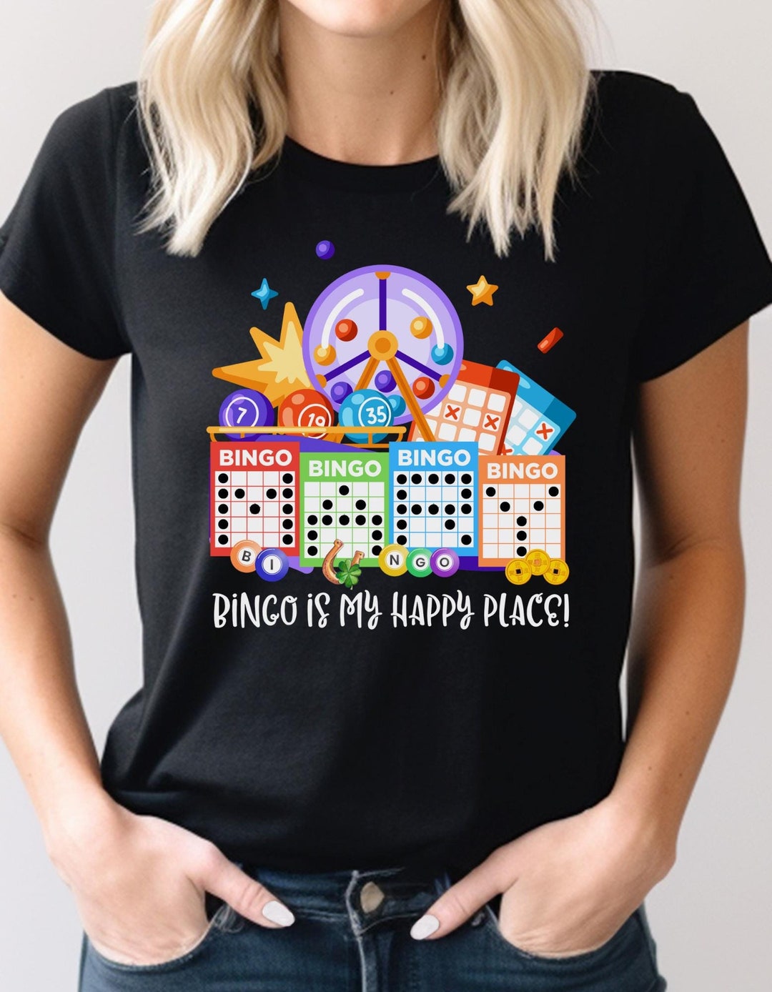 Personalized Bingo Card T-shirt, Custom Bingo Shirt, Bingo T-shirt With ...
