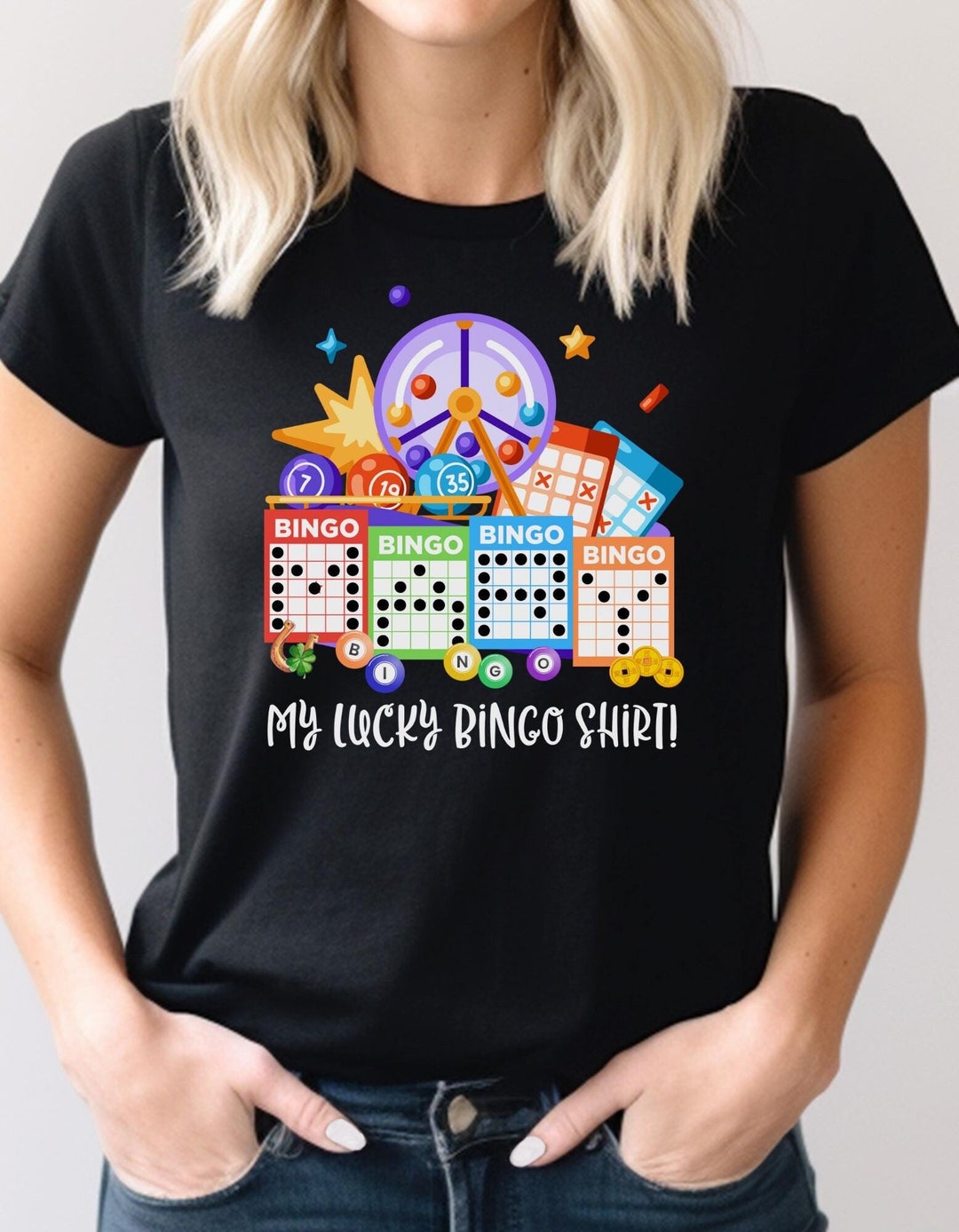 Personalized Bingo T-shirt, Custom Bingo Shirt, Bingo T-shirt With Name ...