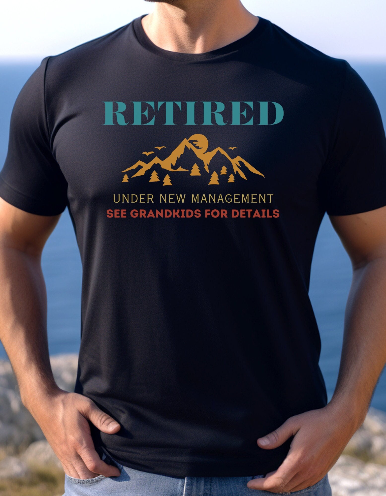 Retired Tshirt, Retirement Tee, Retired Life Apparel, Vintage Retired ...