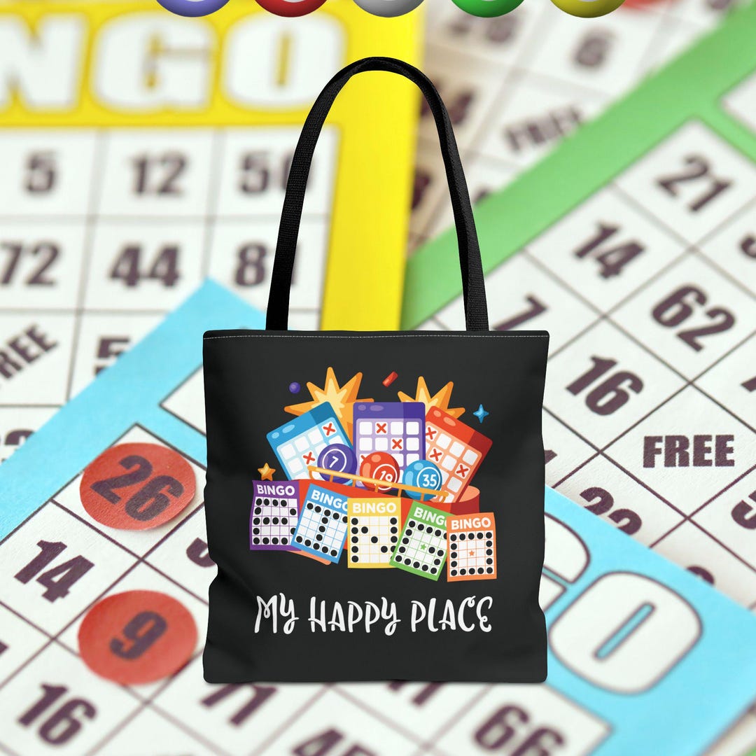 Bingo Bag, Bingo Player Gift, Gift for Bingo Enthusiast, Bag for Bingo ...