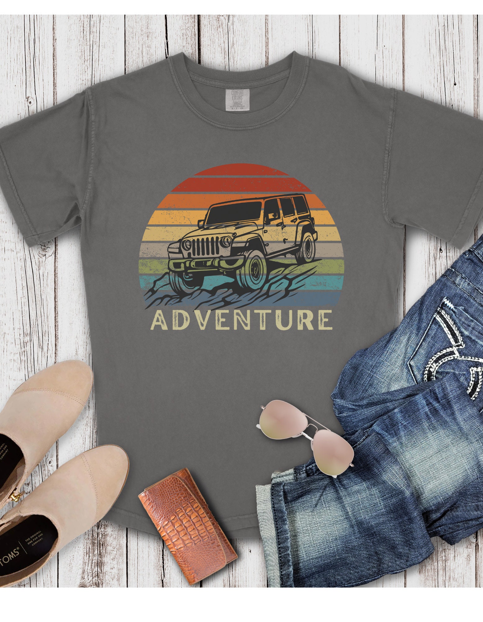 Off-road T-shirt, 4x4 Shirt, Off-roading Apparel, Adventure Tee, Dirt ...