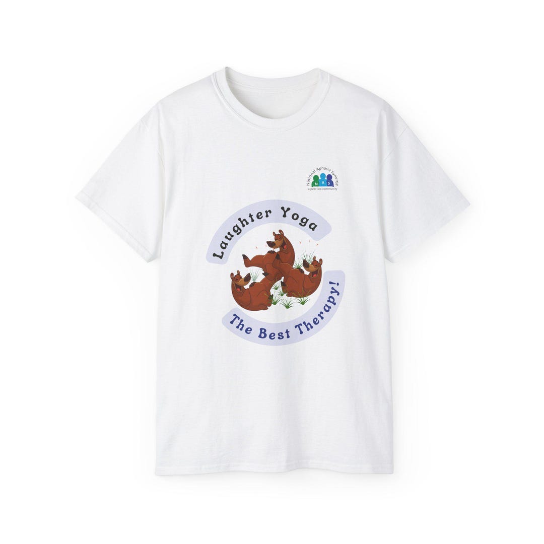National Aphasia Synergy's "laughter Yoga" Tee - Etsy