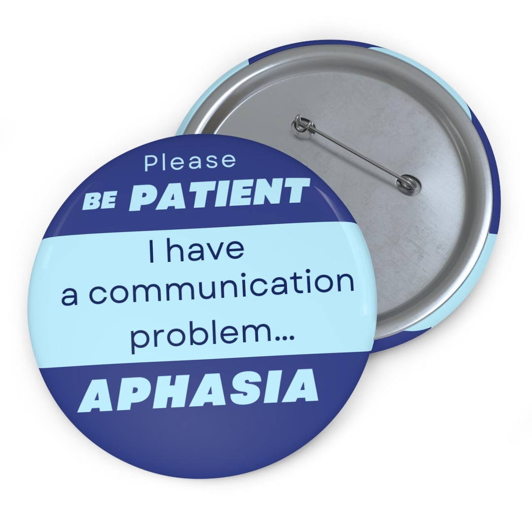Custom Aphasia Pin - Etsy