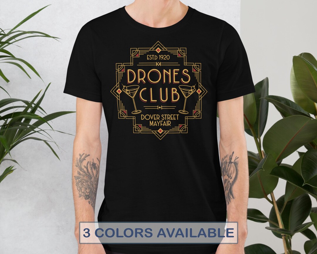 PG Wodehouse Drones Club Shirt | Jeeves Wooster Bookish Gift | Classic ...