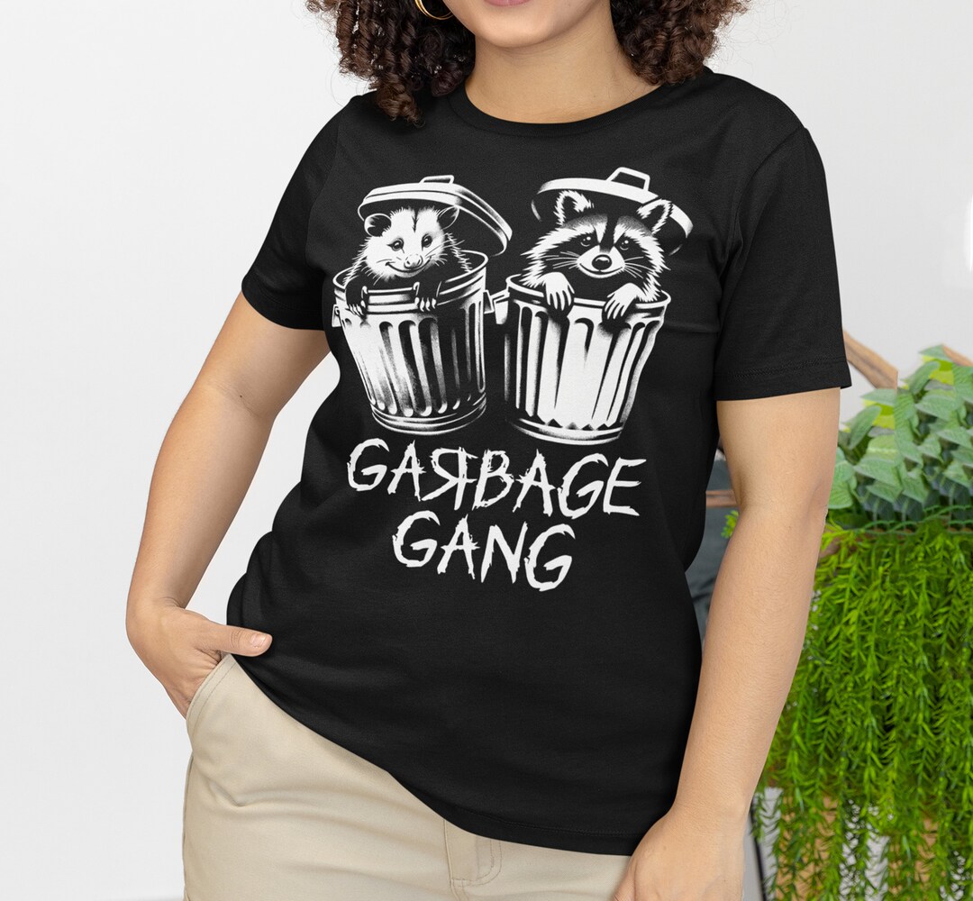 Garbage Gang Raccoon and Possum T-shirt Opossum Shirt Trash Team Tee ...