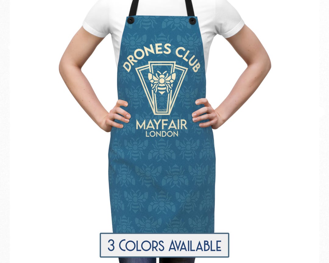 The Drones Club Apron Kitchen Gifts for Dads PG Wodehouse Fans Drones ...