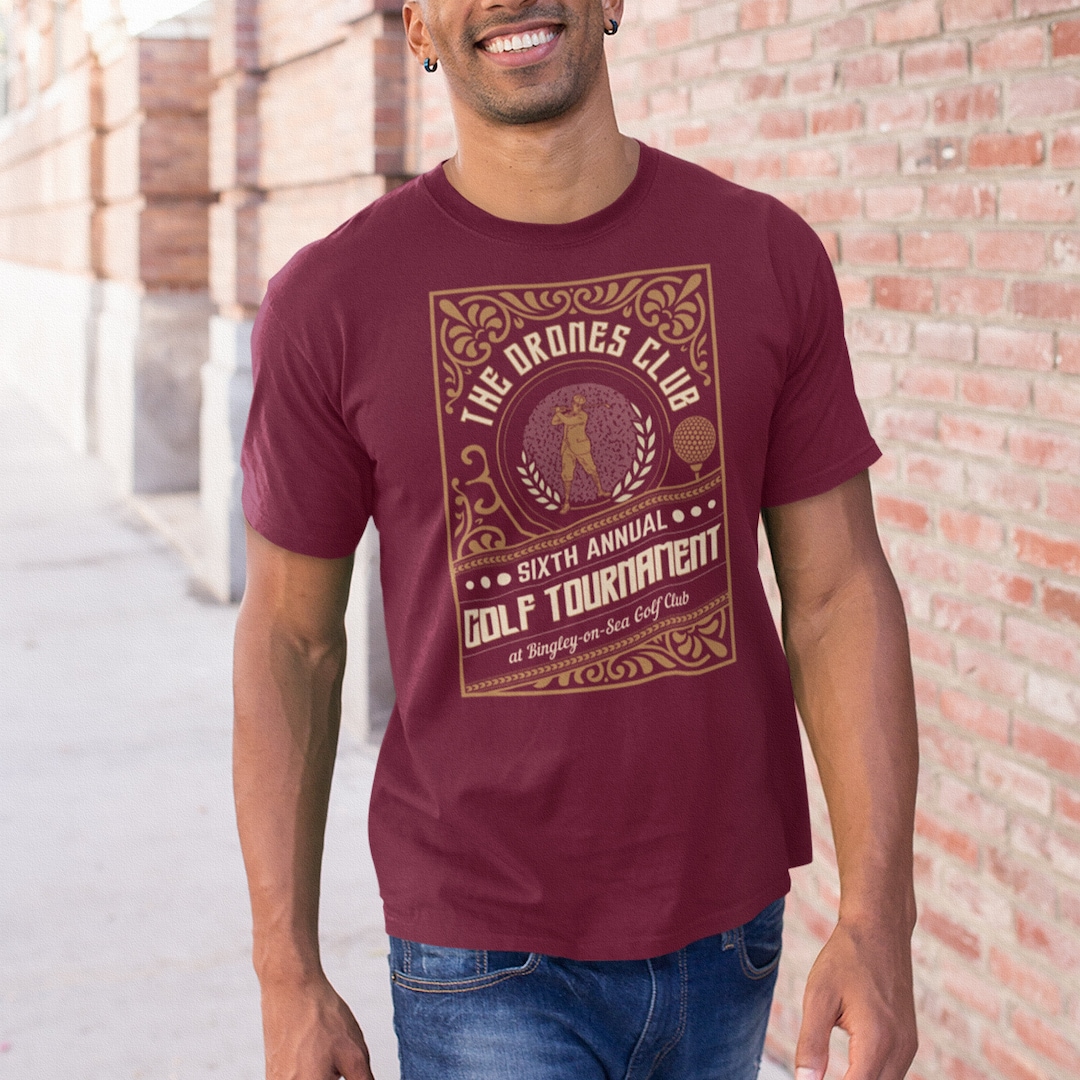 Drones Club Golf T-shirt | P.G. Wodehouse Shirt | Wooster Golf Tee ...