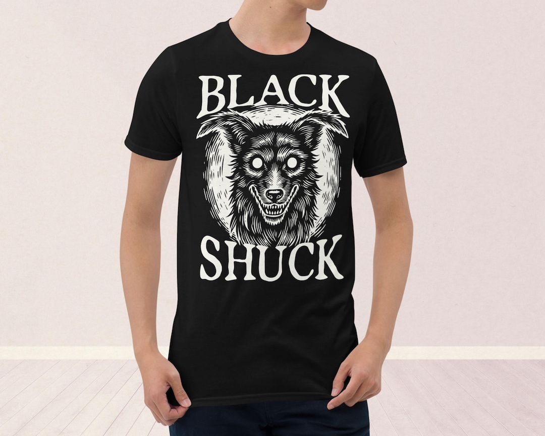 Black Shuck Shirt | Mythical Ghost Dog of Legend | Creepy Graphic Tee ...