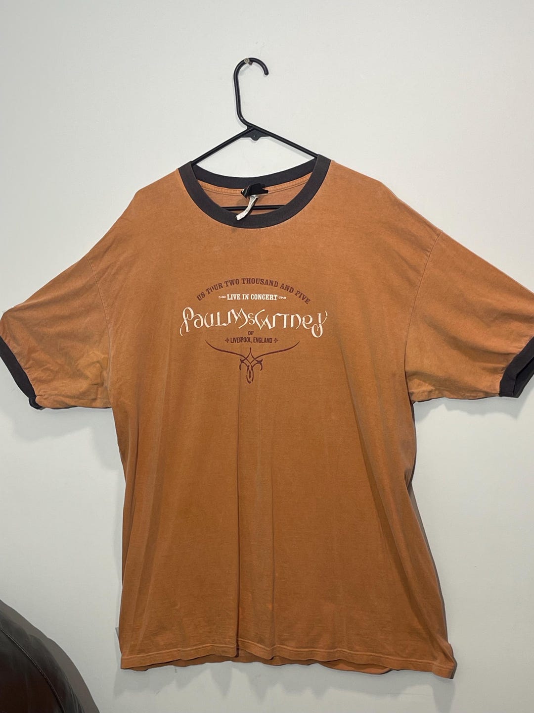 Paul Mccartney 2005 Live in Concert Ringer Sz XL Shirt - Etsy