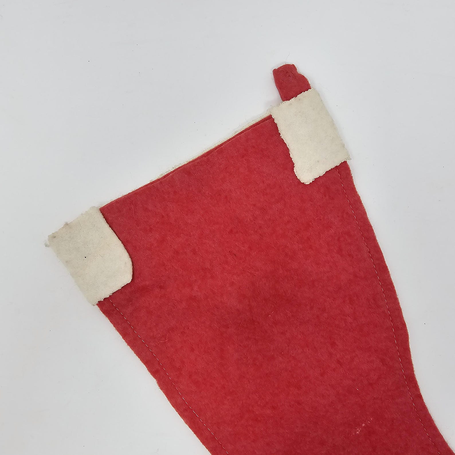 Vintage Christmas Stocking / Santa Face Felt / Kitschy Stocking - Etsy