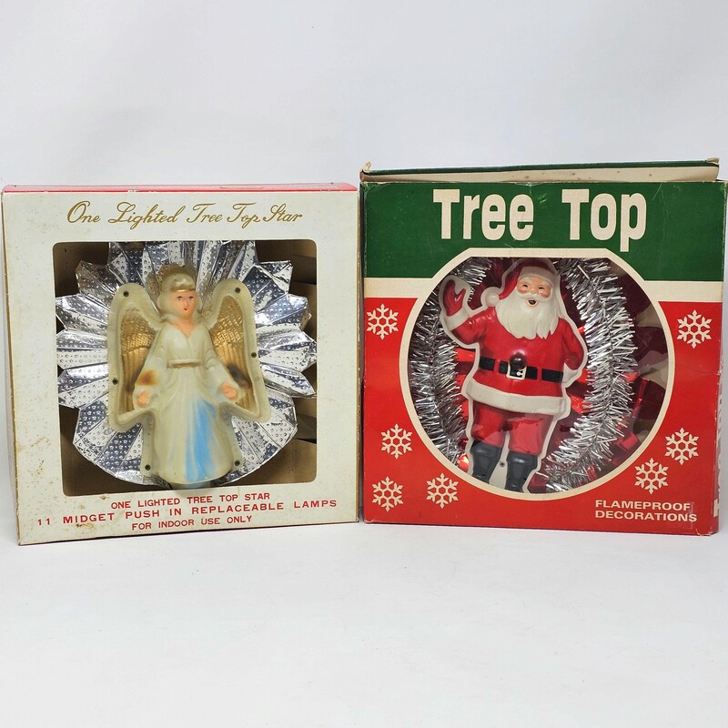 Santa Tree Topper - Etsy