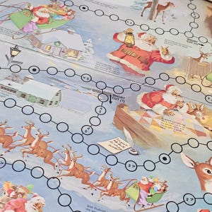 1977 RUDOLPH Red Nose Reindeer Boardgame / Complete Set / Original Box ...