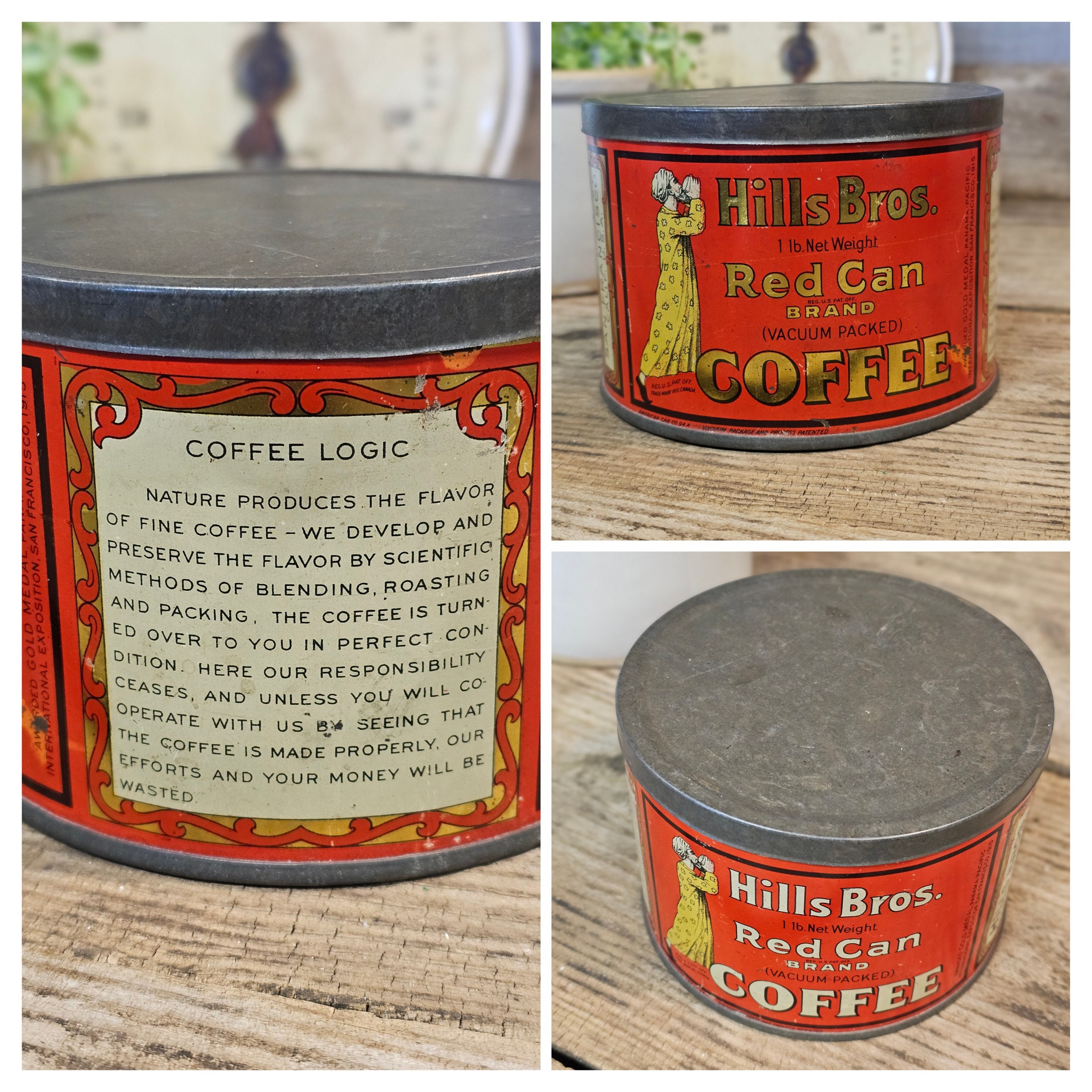 Vintage Coffee Tins / Home Decor / Collectible Cans - Etsy