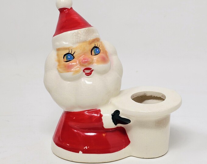 1965 Japan Holt Howard Santa Candle Holder - Etsy