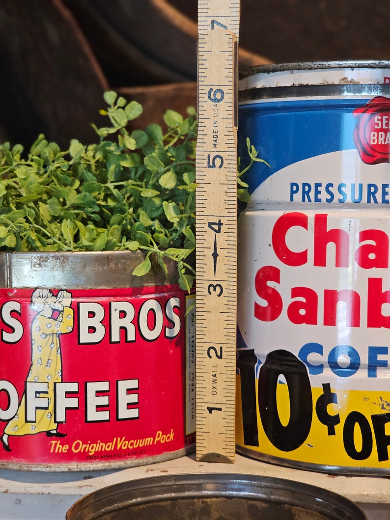 Vintage Advertising Coffee Tin: Collectible Display Tins - Etsy