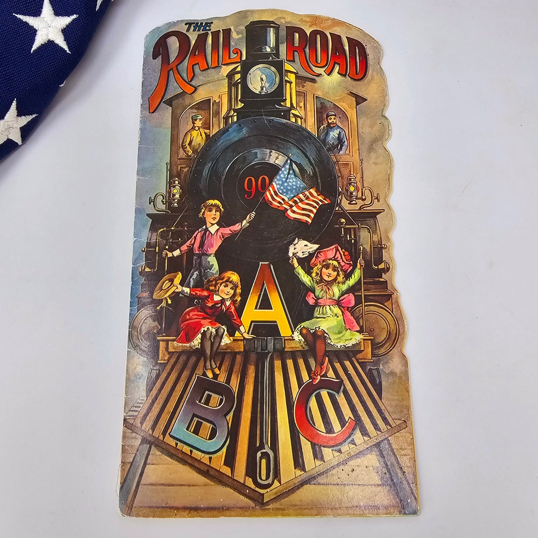 The Railroad ABC Children Paperback Book - Vintage 1982 / Train ...