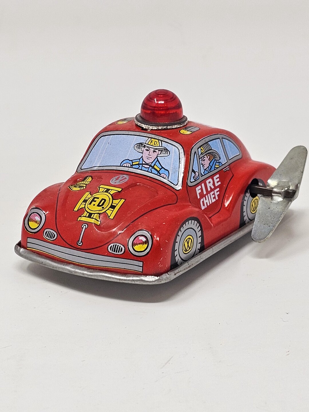 Vintage Japan Toy Hero Penny Toys Volkswagen Beetle Fire Chief Wind Up - Etsy