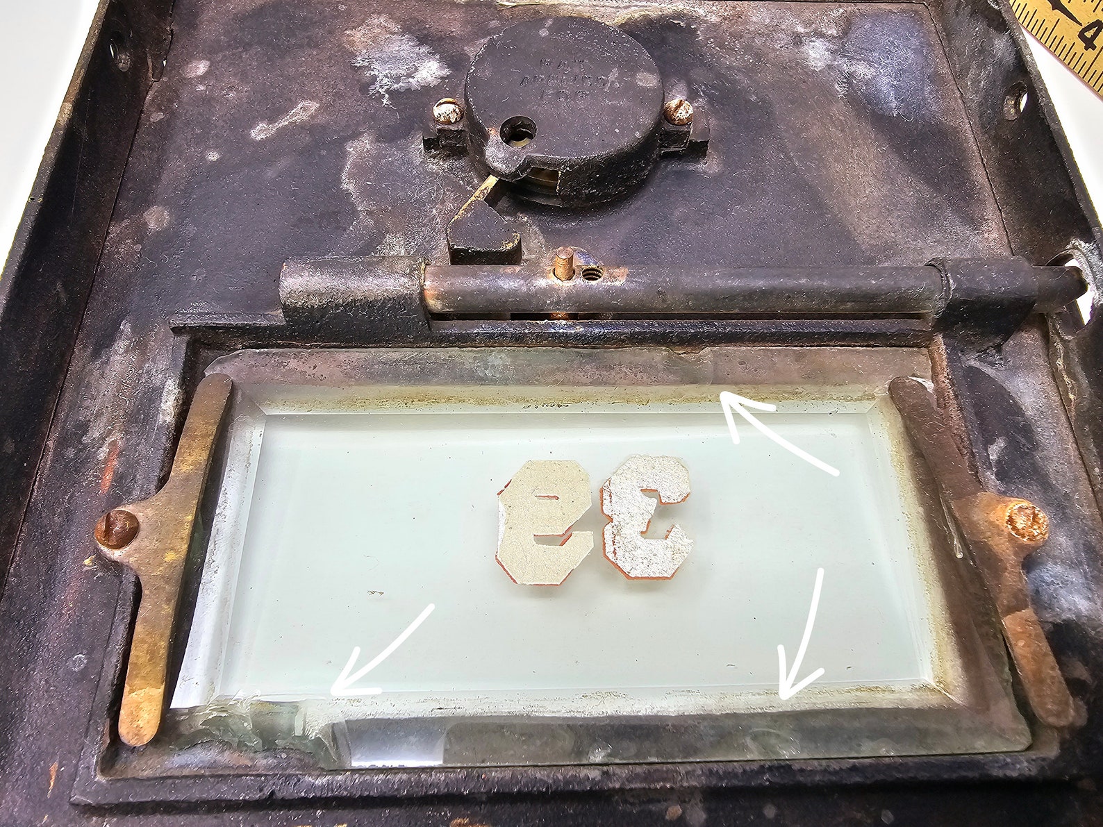 Antique U.S. Post Office Mail Box Door - Etsy