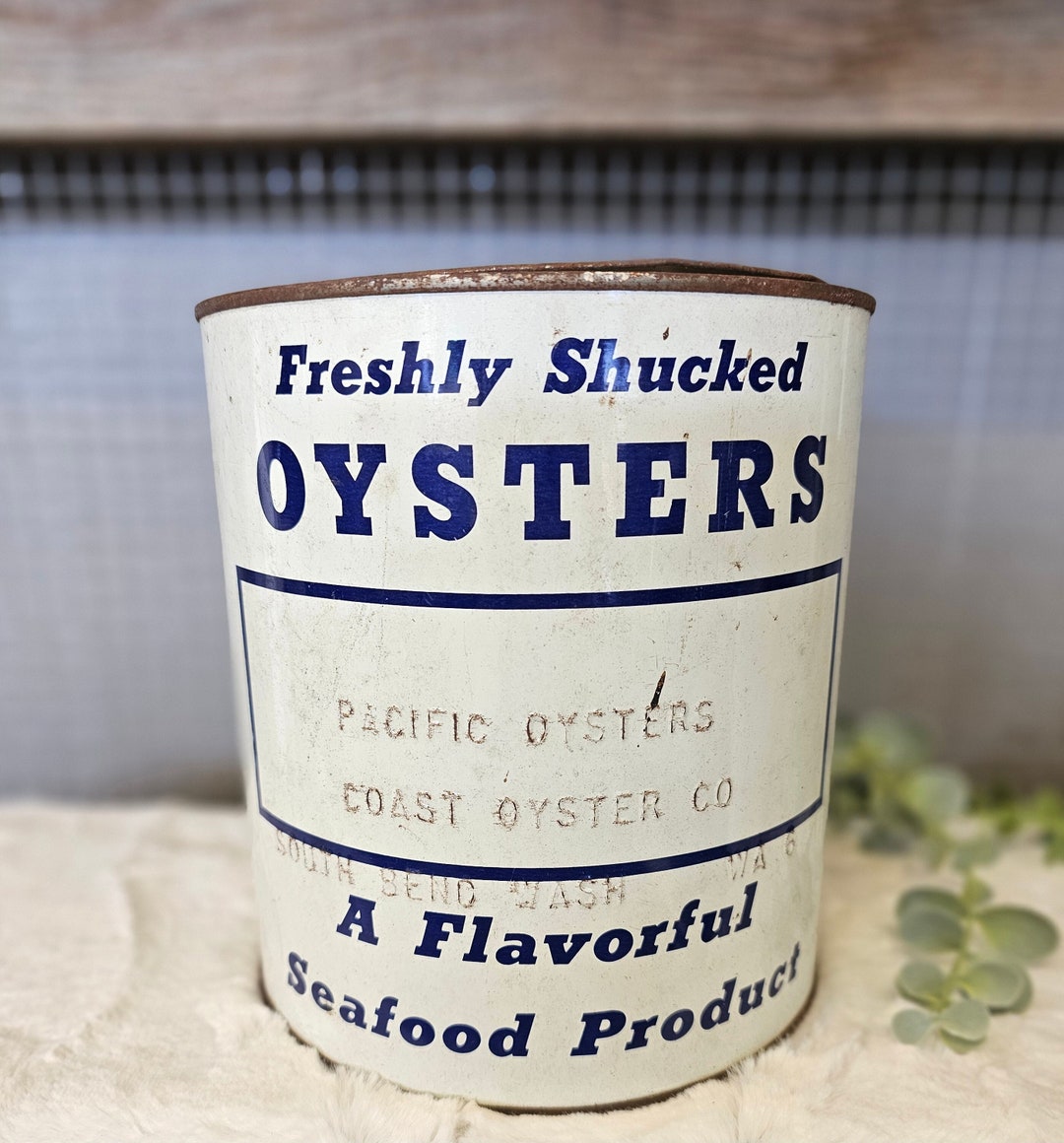 RARE 1 Gallon Pacific Oysters Coast Oyster Co. South Bend - Etsy