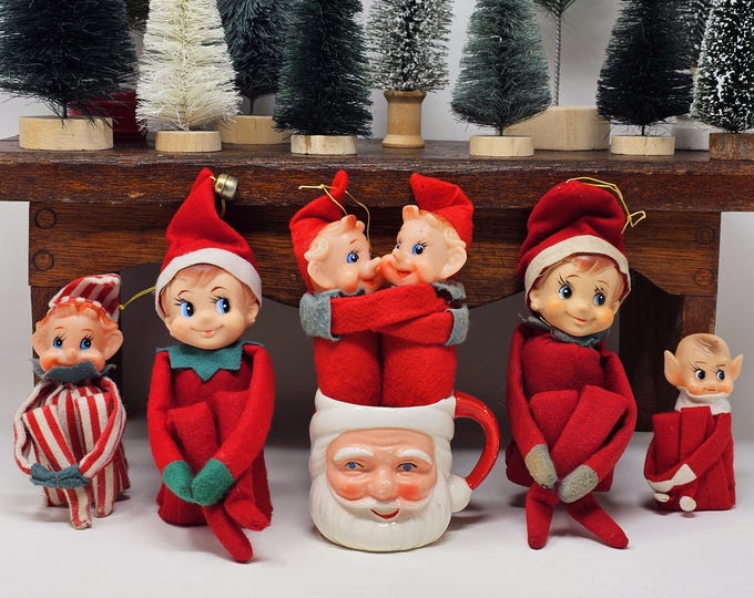 VINTAGE Japan Elf Knee Hugger Rubber Face - Etsy