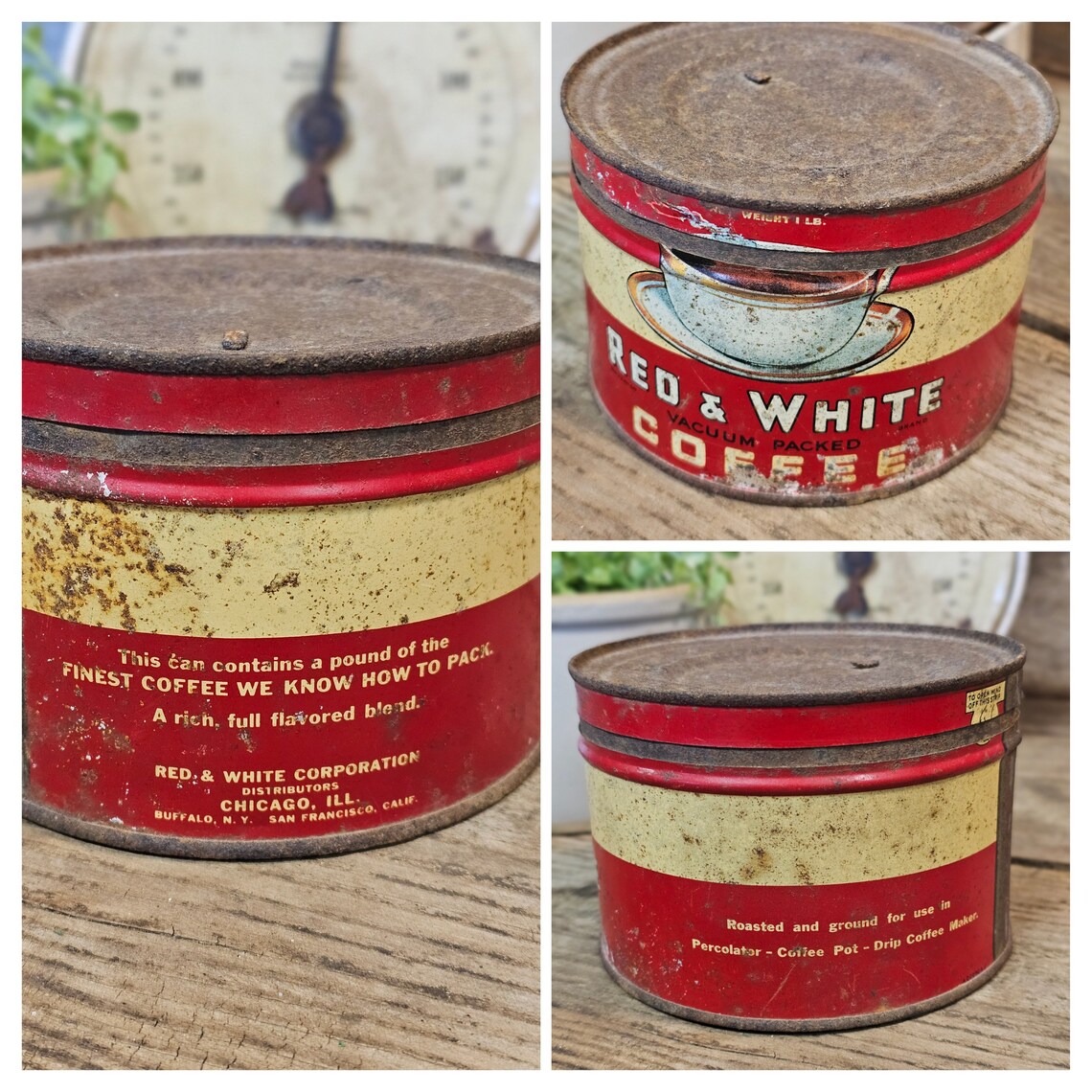 Vintage Coffee Tins / Home Decor / Collectible Cans - Etsy