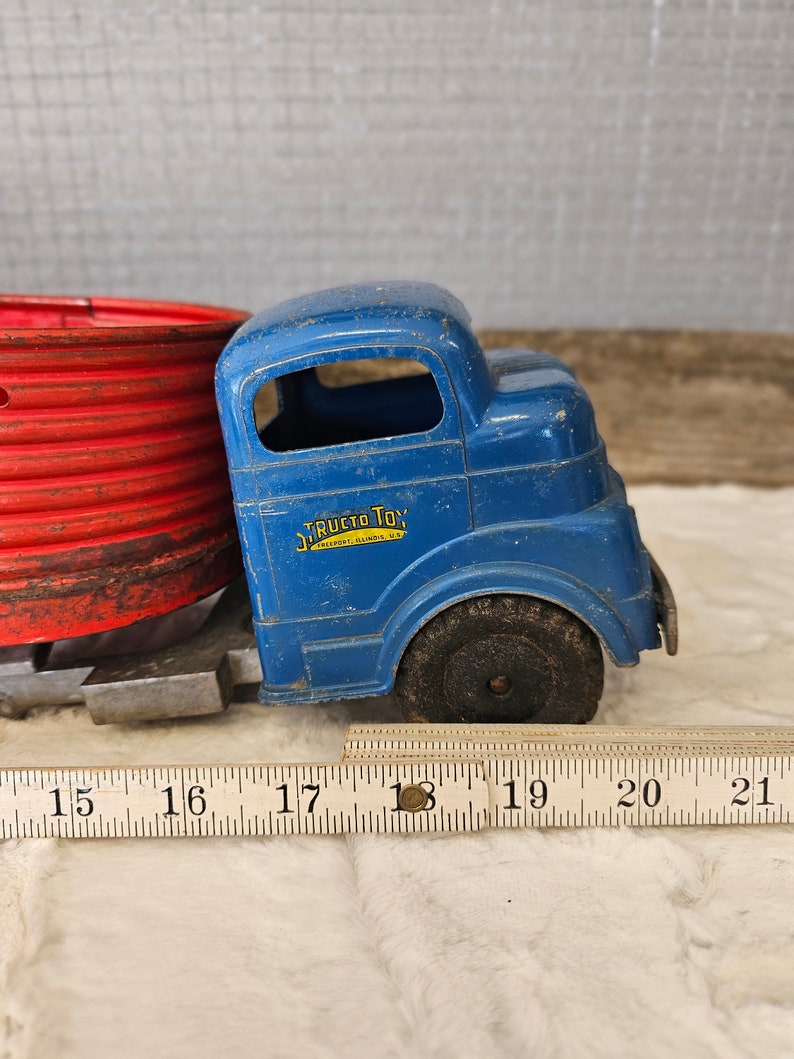 Vintage 1950's Structo Toys 'steel Cargo Co.' Tractor Trailer - Etsy