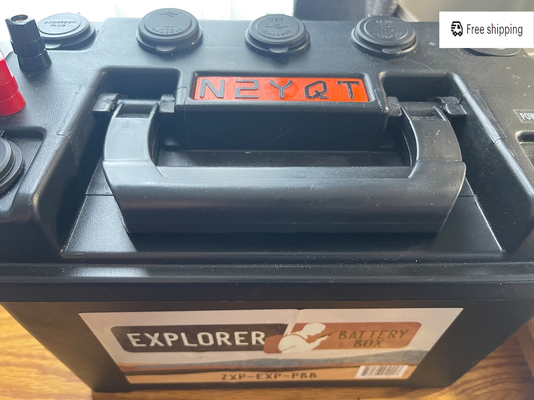 Custom Nameplate for Battery Box or Ammo Box, Gigaparts Explorer Bunker ...