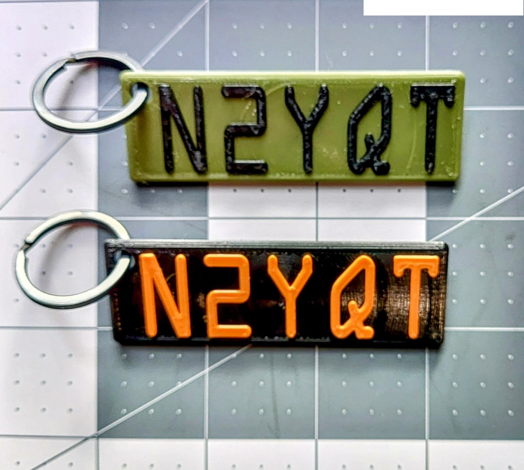 Ham Radio/gmrs Callsign Keychain or Equipment Tag - Etsy