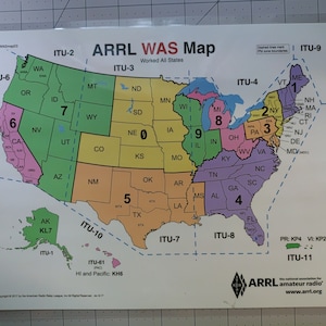 Laminated ARRL US Bands Frequency Charts - Etsy