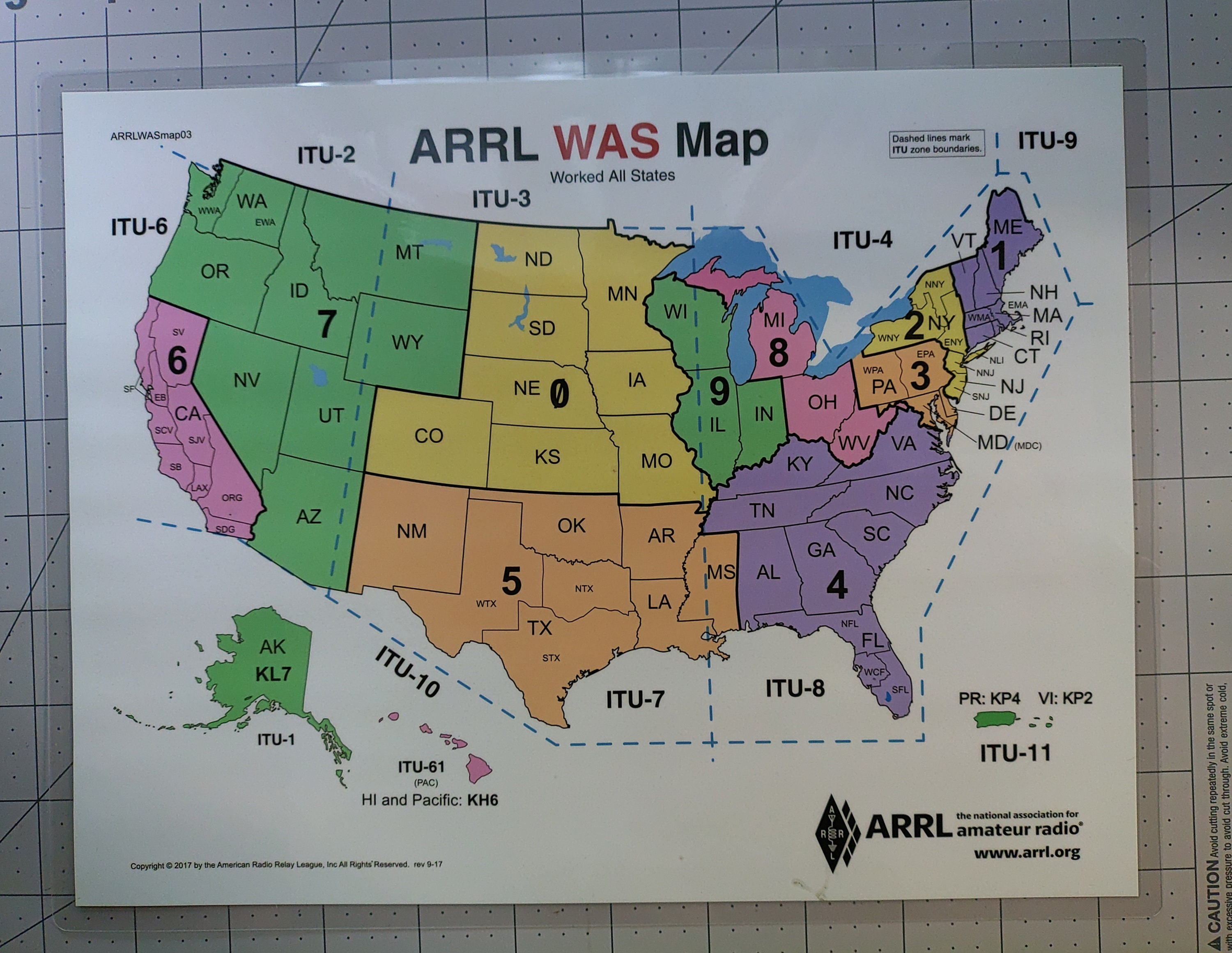 Laminated ARRL US Bands Frequency Charts - Etsy