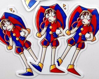 Amazing Digital Circus Sticker Set - Etsy