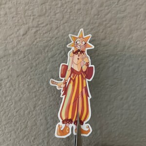 FNAF Sundrop Vinyl Sticker - Etsy