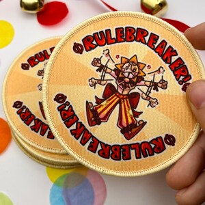 Rulebreaker, Rulebreaker Sundrop Embroidered Patch - Etsy