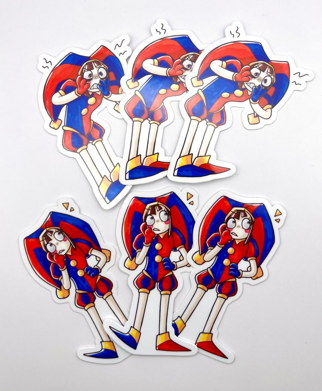 Amazing Digital Circus Vinyl Sticker Set - Etsy