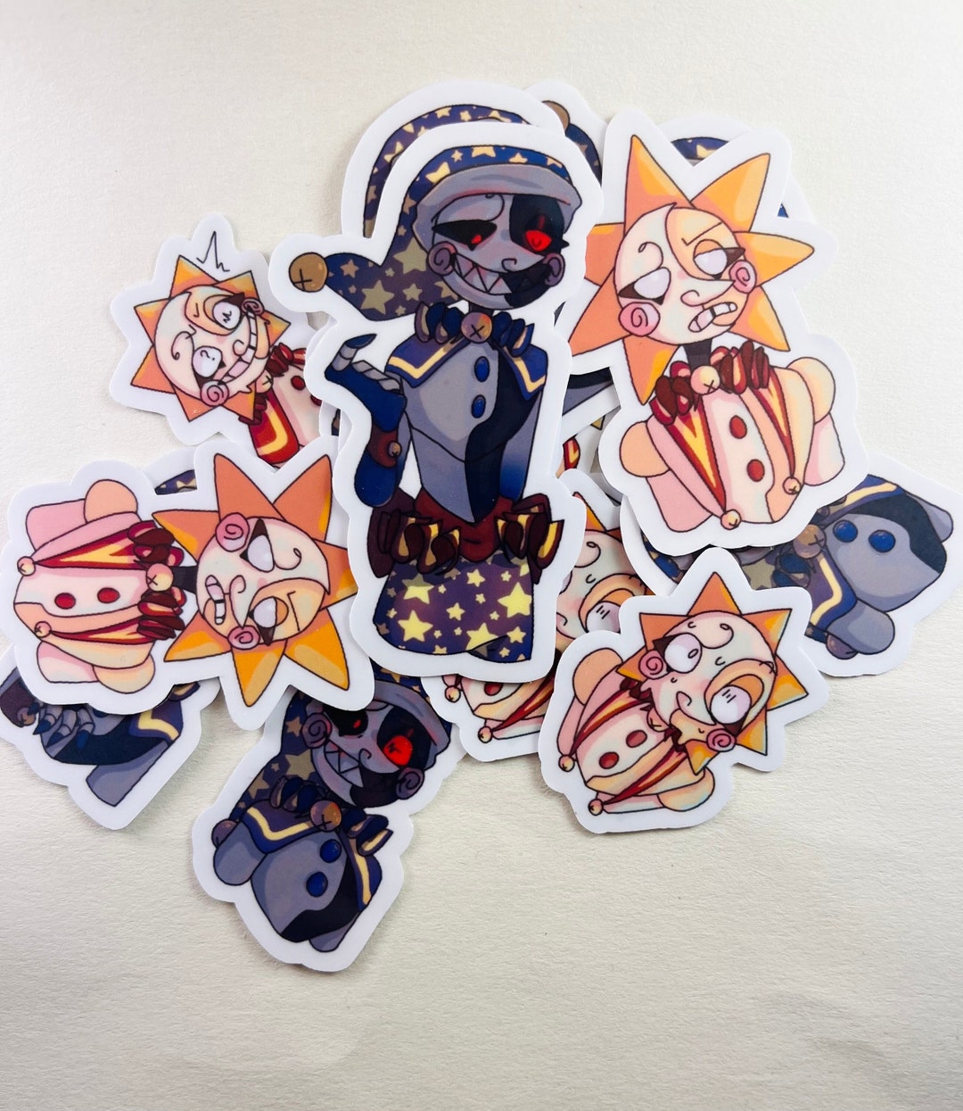 Sun and Moon Vinyl Sticker Pack - Etsy