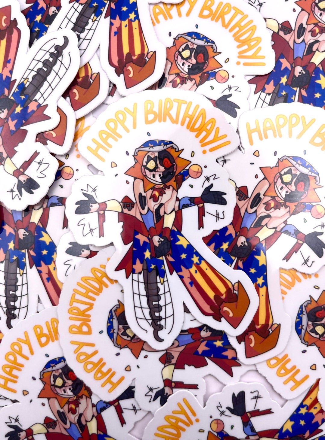 Happy Birthday! - FNAF SB Ruin Eclipse Vinyl Sticker - Etsy
