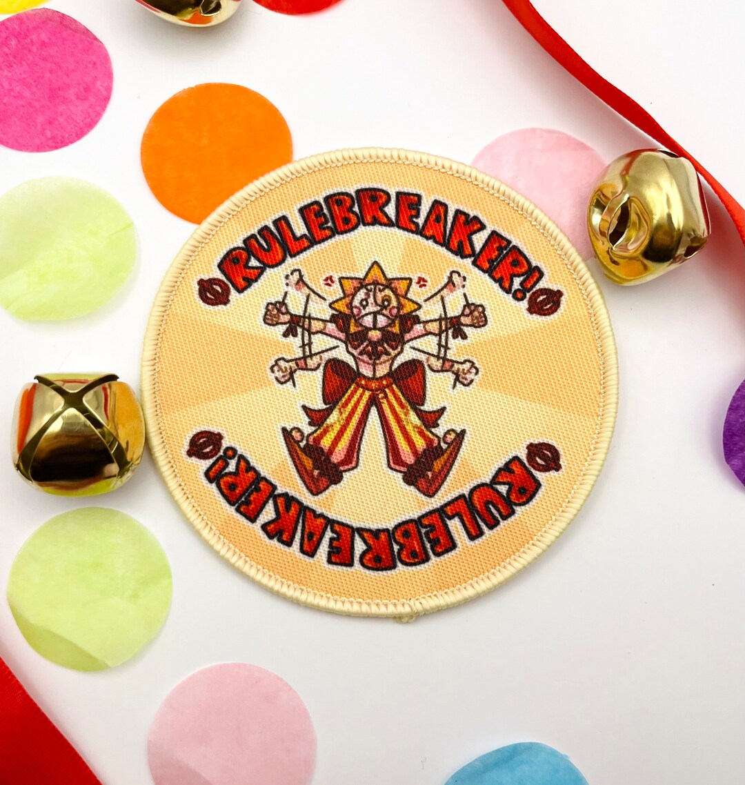 Rulebreaker, Rulebreaker! - Sundrop Embroidered Patch - Etsy