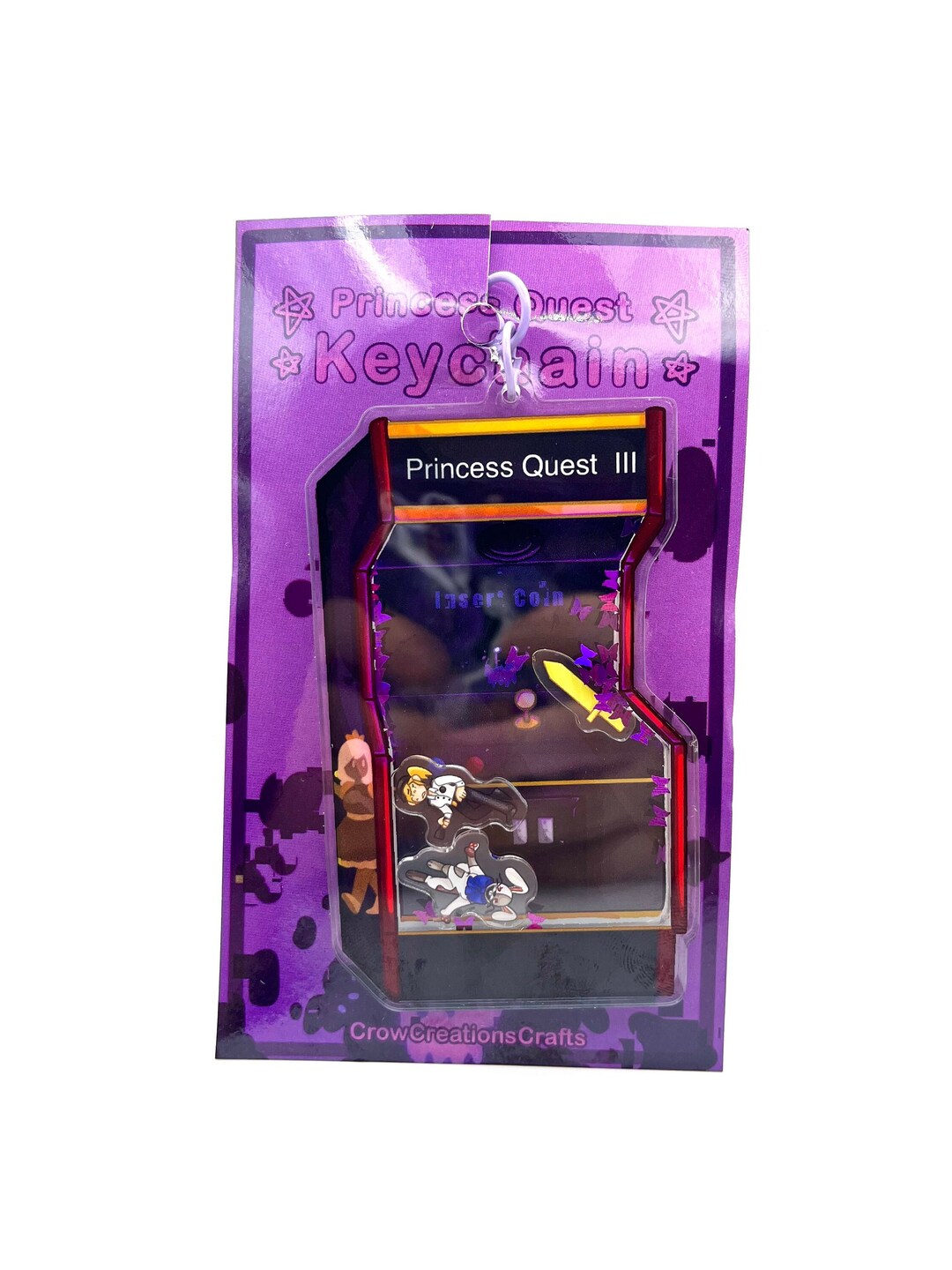 Princess Quest Vanny FNAF Shaker Keychain - Etsy