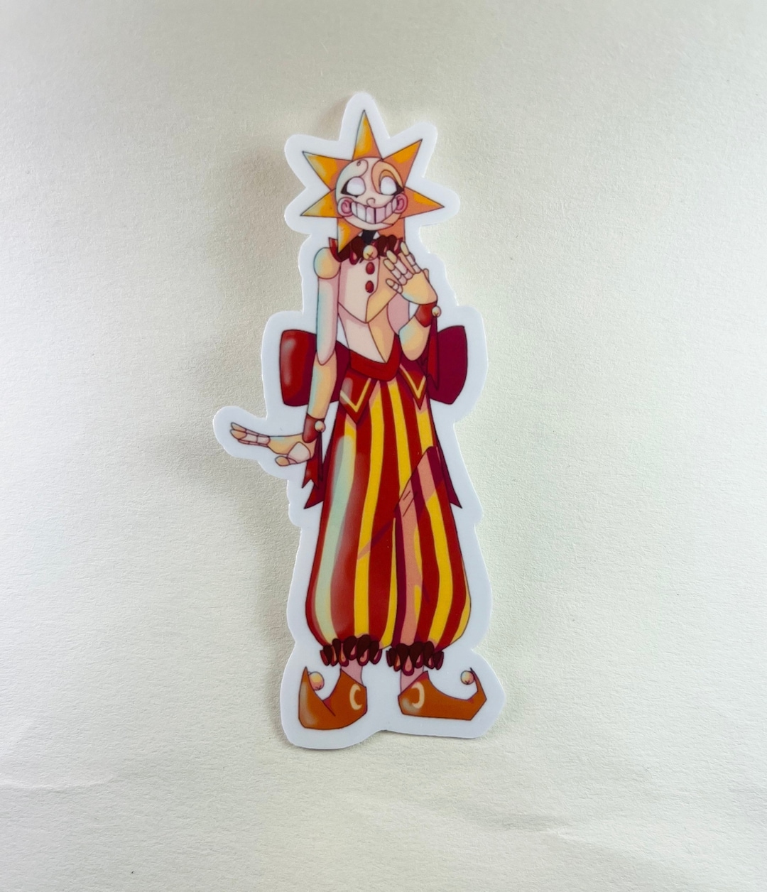 FNAF Sundrop Vinyl Sticker - Etsy