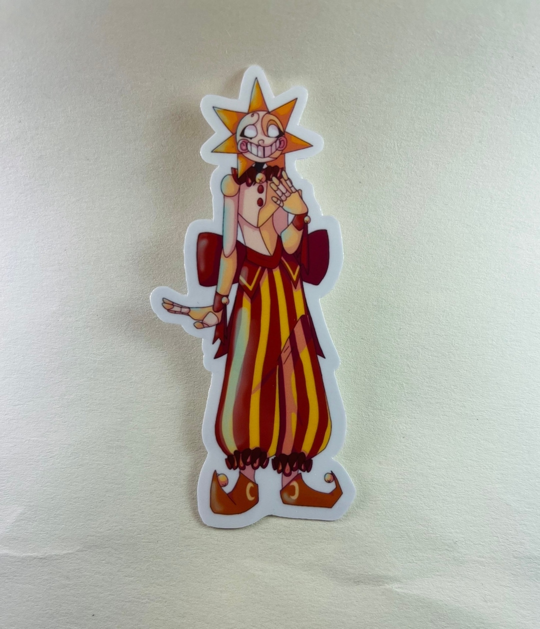 FNAF Sundrop Vinyl Sticker - Etsy