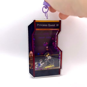 Princess Quest Vanny FNAF Shaker Keychain - Etsy